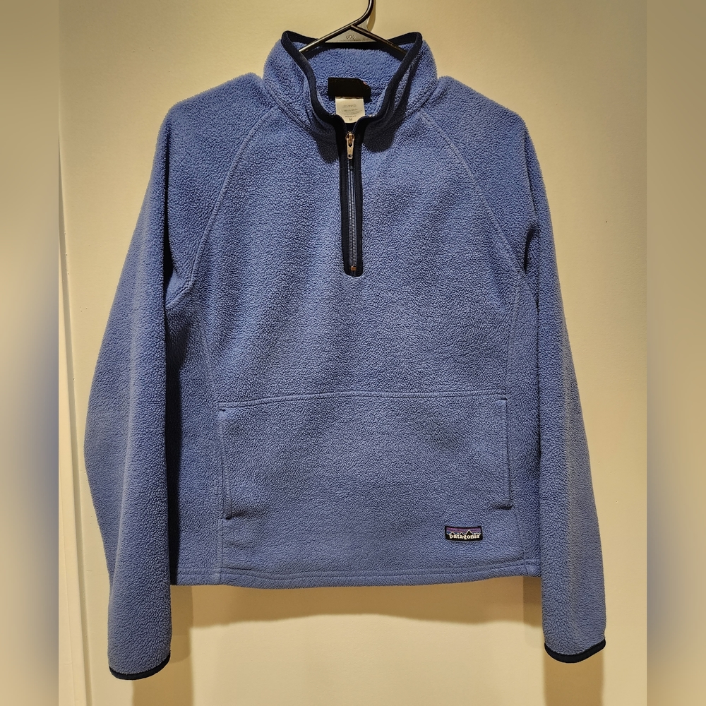 Patagonia Synchilla Light Blue Fleece Pullover Womens… - Gem